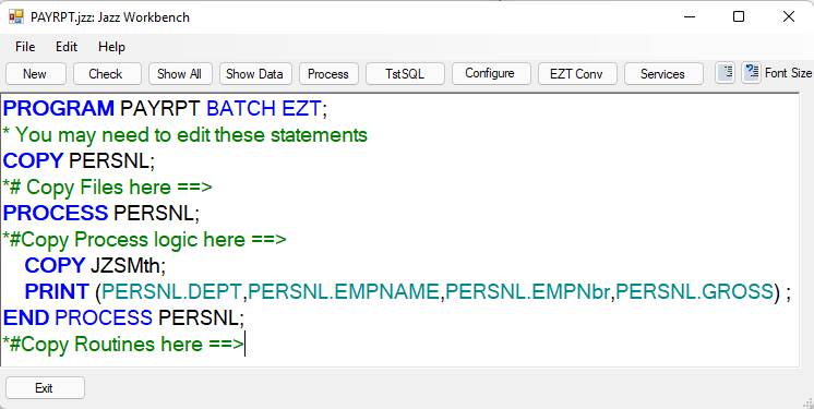Now we dealwith logic, such as calculating DEDUCTIONS and NET-PAY